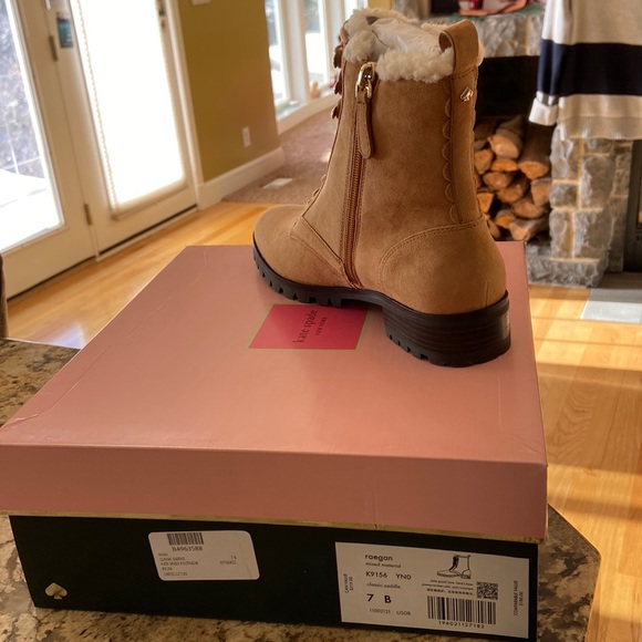 kate spade | Shoes | Nwt Kate Spade Raegan Faux Shearling Lug Sole Boot ...